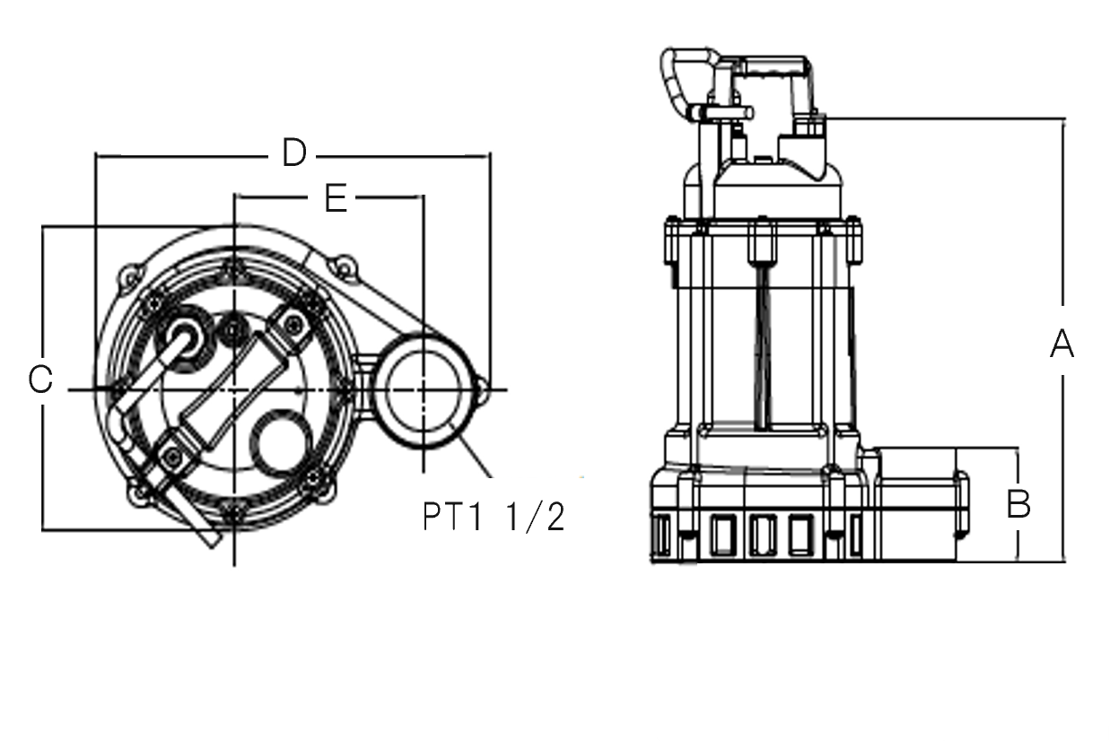 低水位耐熱水中ポンプ JCVH-Lシリーズ | 株式会社エイチツー